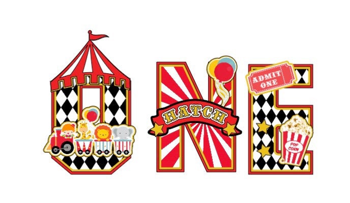 Circus 3D Letters Decoration, Carnival Theme Party Decoration, Vintage ...
