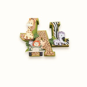 Jungle Safari 3D Letters, Wild One Birthday Decor, Wild One Birthday, 1 ...