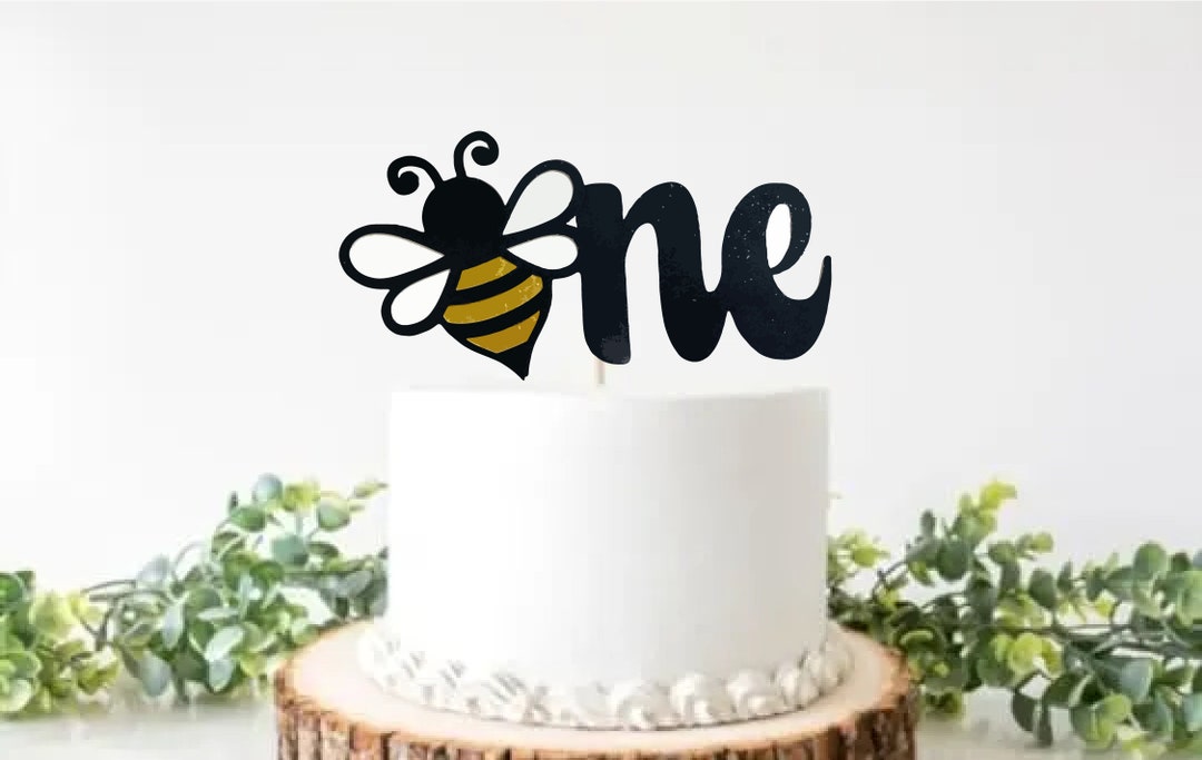 First BEE Day Bee Smash Cake Topper. Baby Shower BEE Day. Honeycomb ...