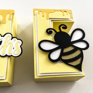 Bumble Bee Birthday Decor BEE Theme Birthday 3D Bee Letters - Etsy