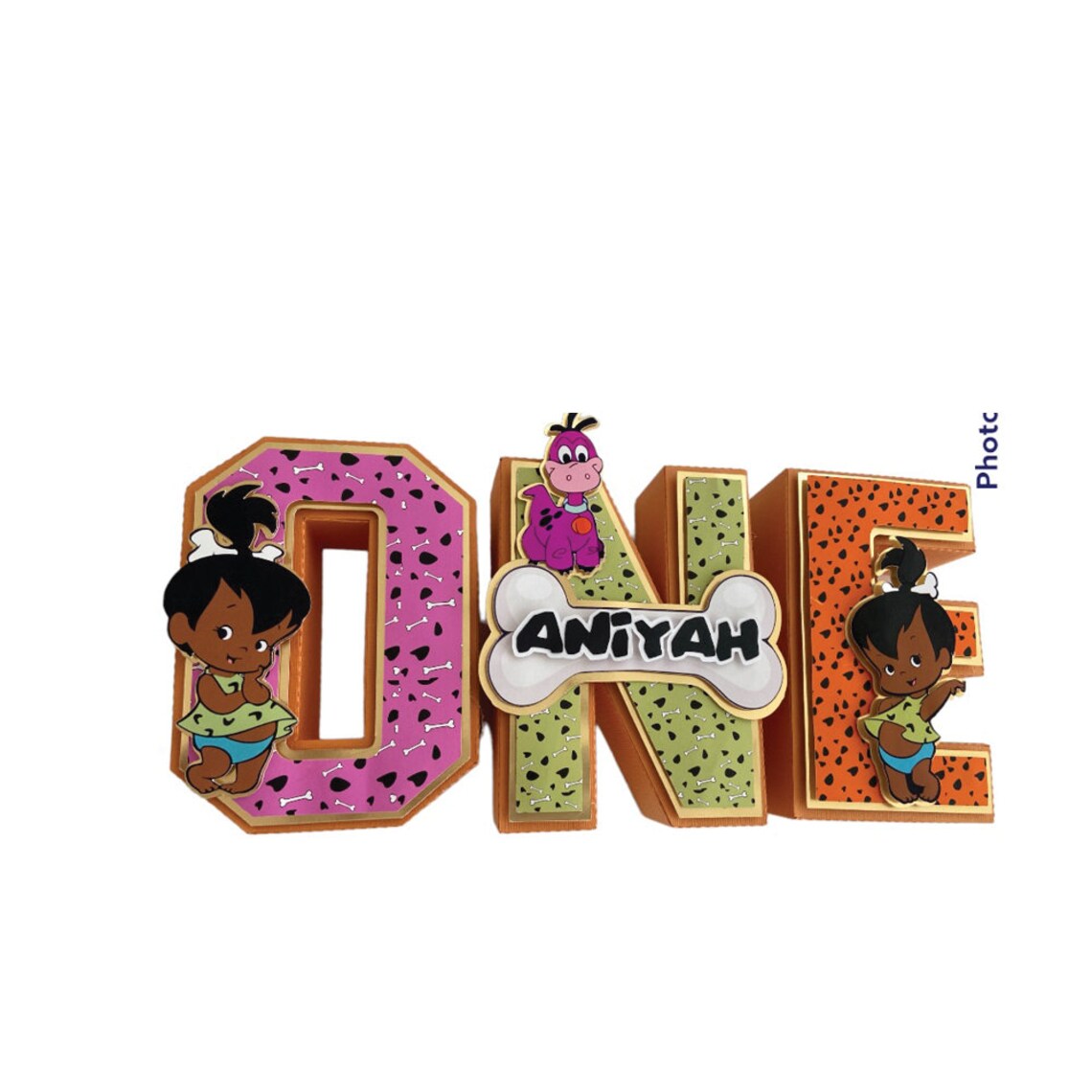 African American Pebles 3D Letter Pebble Birthday Stone - Etsy