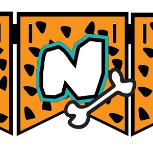 Pebbles High Chair Birthday Banner - Pebbles 1st Birthday Decor - Yabba ...