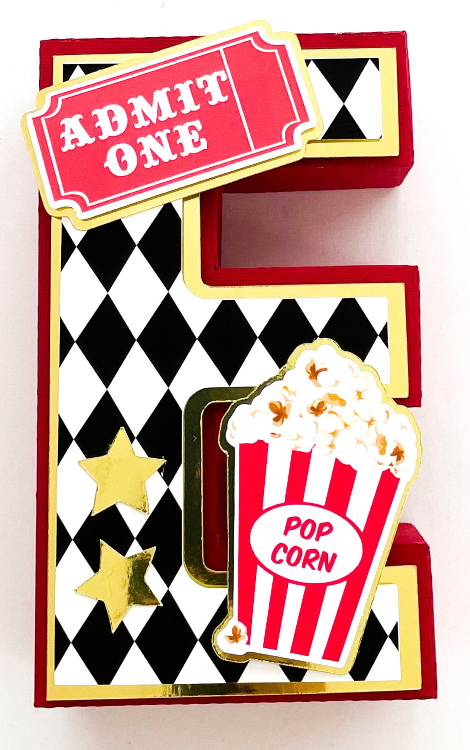 Circus 3D Letters Decoration, Carnival Theme Party Decoration, Vintage ...