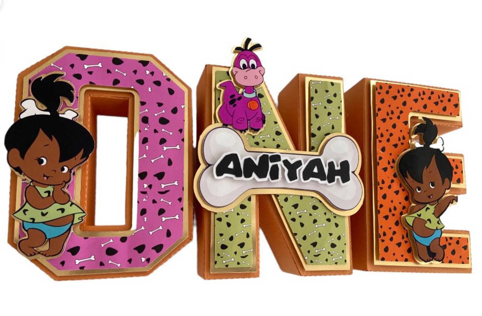 African American Pebles 3D Letter Pebble Birthday Stone - Etsy