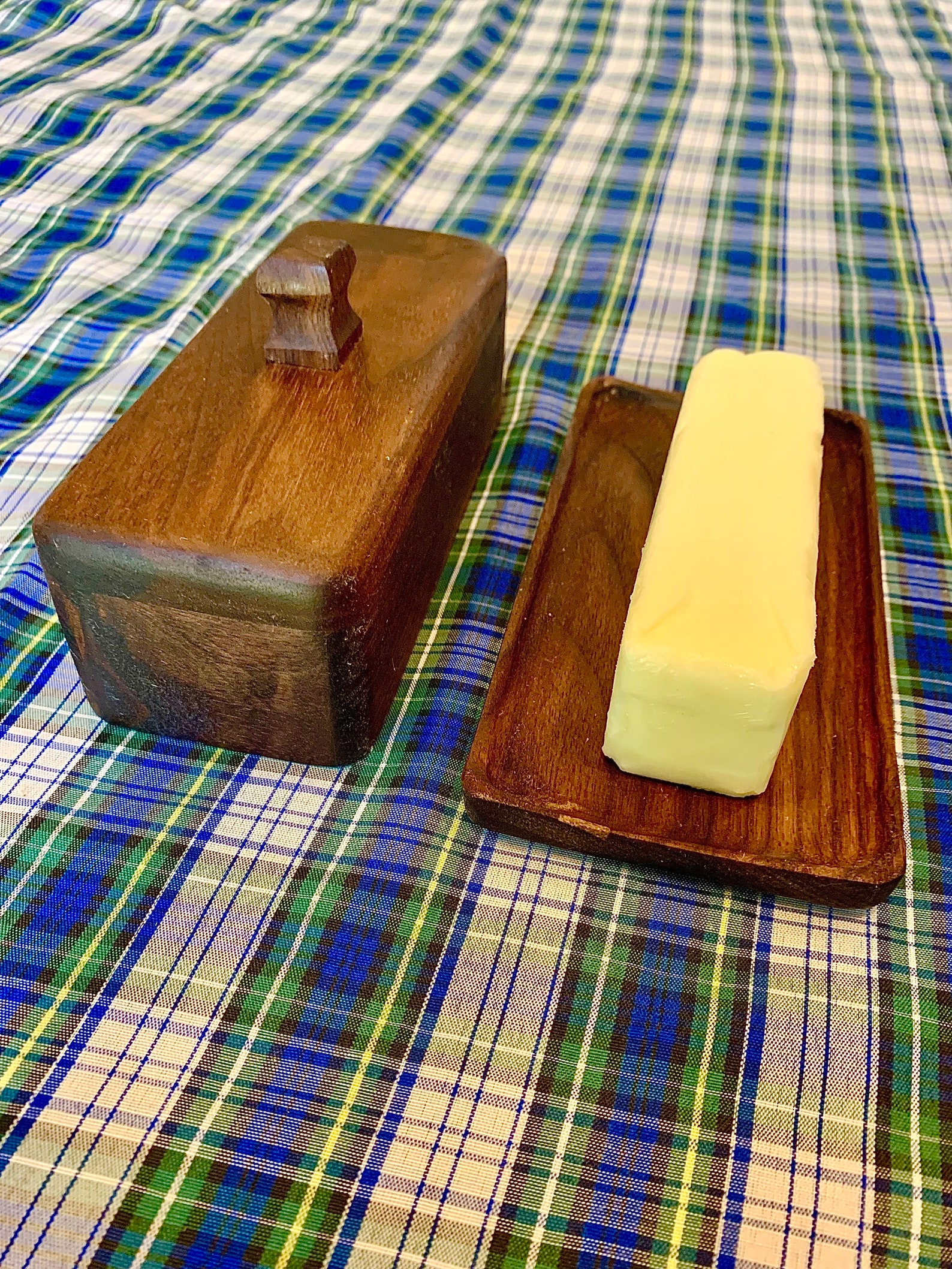 Walnut Butter Dish Wooden Butter Dish Handmade Butter Dish - Etsy