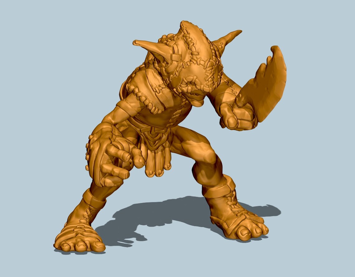 3D STL File Goblin Variant Tabletop Miniature | Etsy