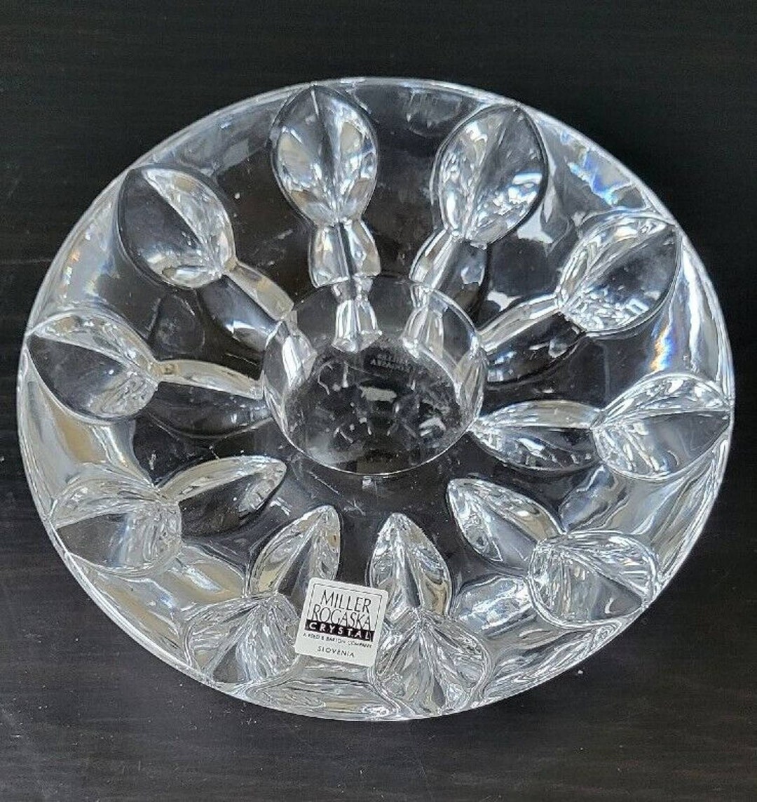 Miller Rogaska, Crystal, Candle Holder, Votive, Snowflake, 6.5, Clear ...