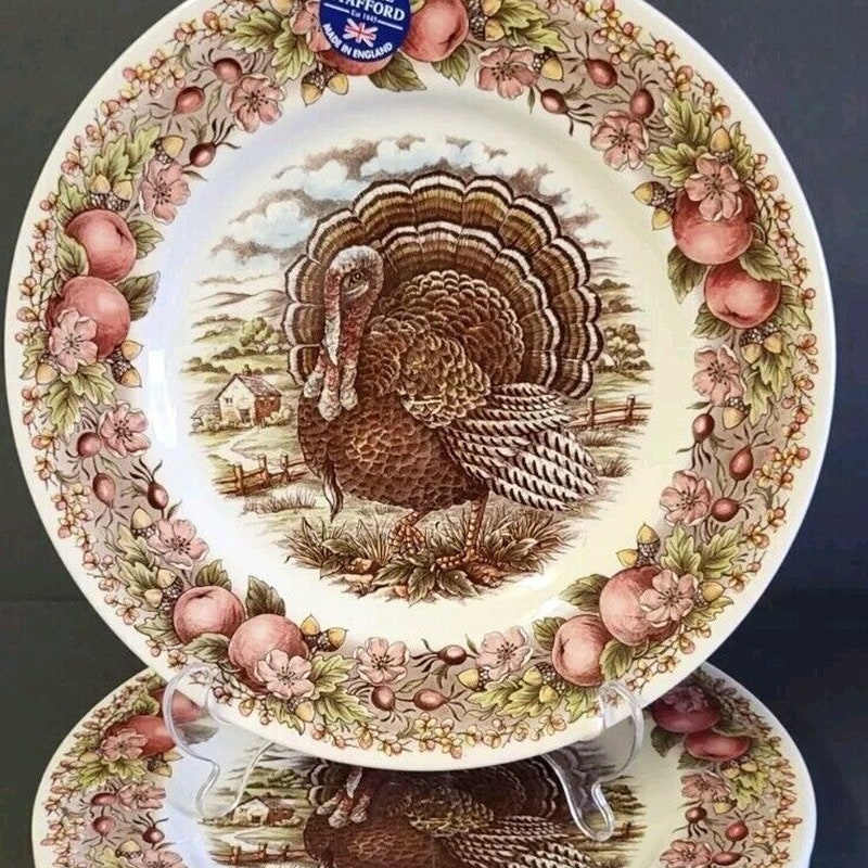 Royal Stafford Turkey Dinner Plates - Etsy