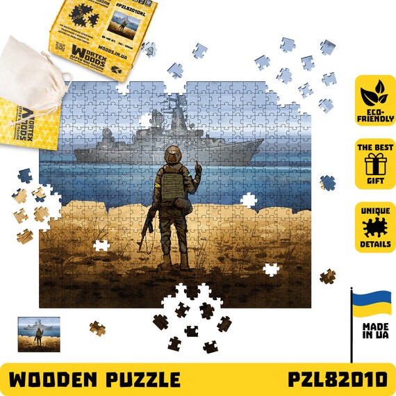 Classic Puzzle Russian Warship Jigsaw Puzzles Rectangle - Etsy