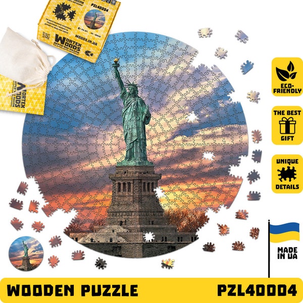 Statue of Liberty Puzzle - Etsy