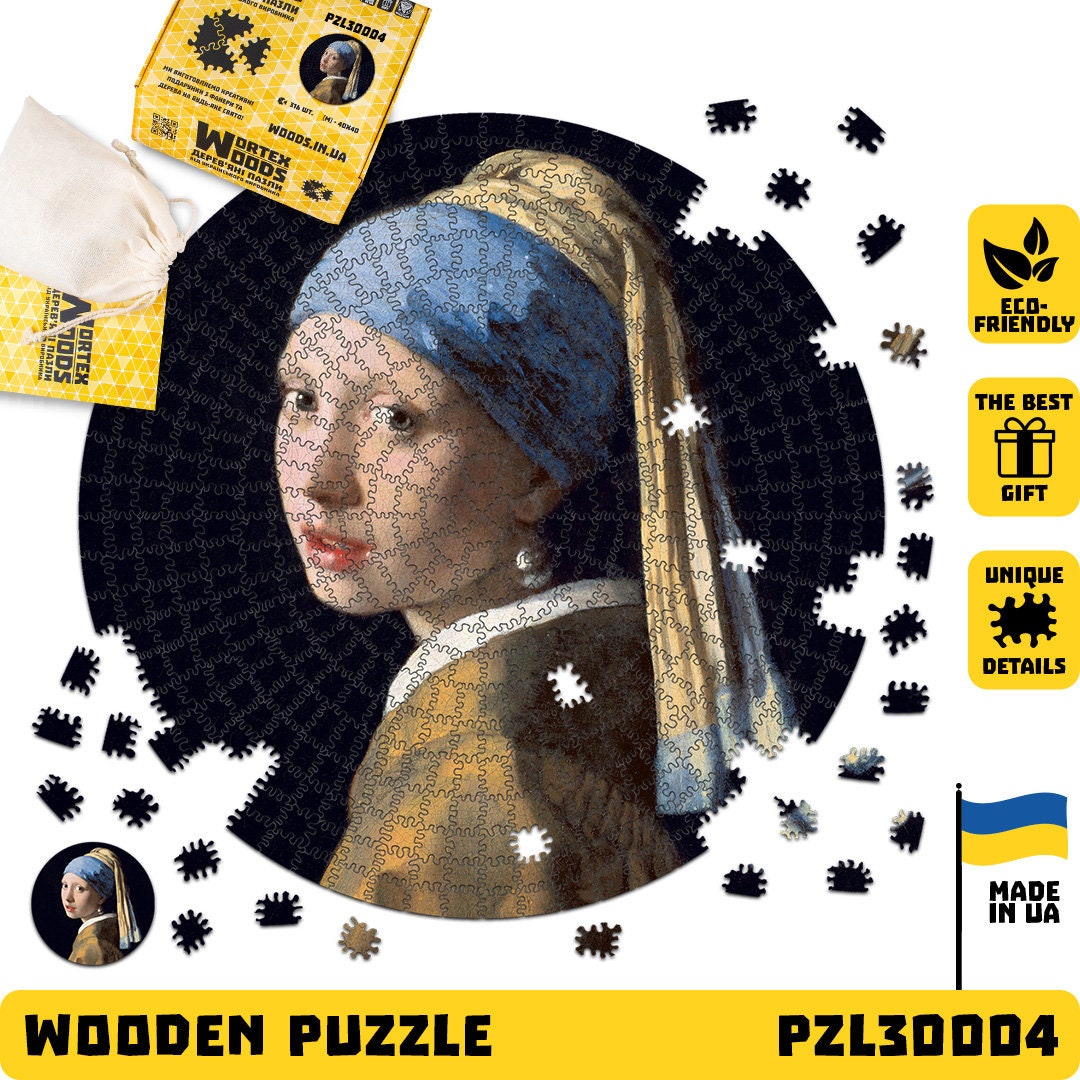 Wooden Art Puzzle, Famous Paintings Jigsaw Puzzle, Art Historian Gift ...