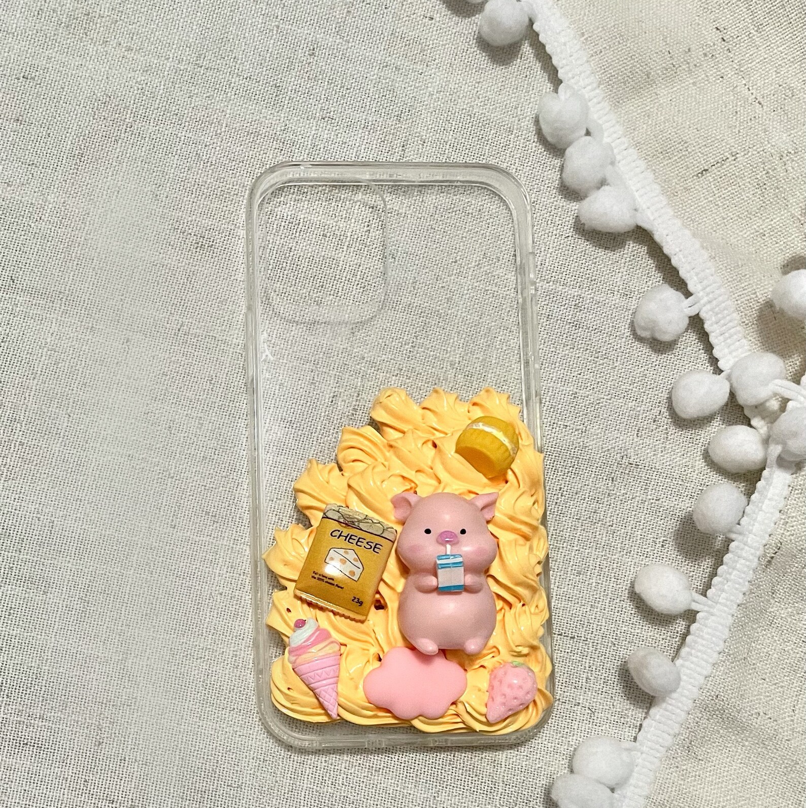 Decoden Creamy and Whipped Cream Phone Case With Angel iPhone - Etsy