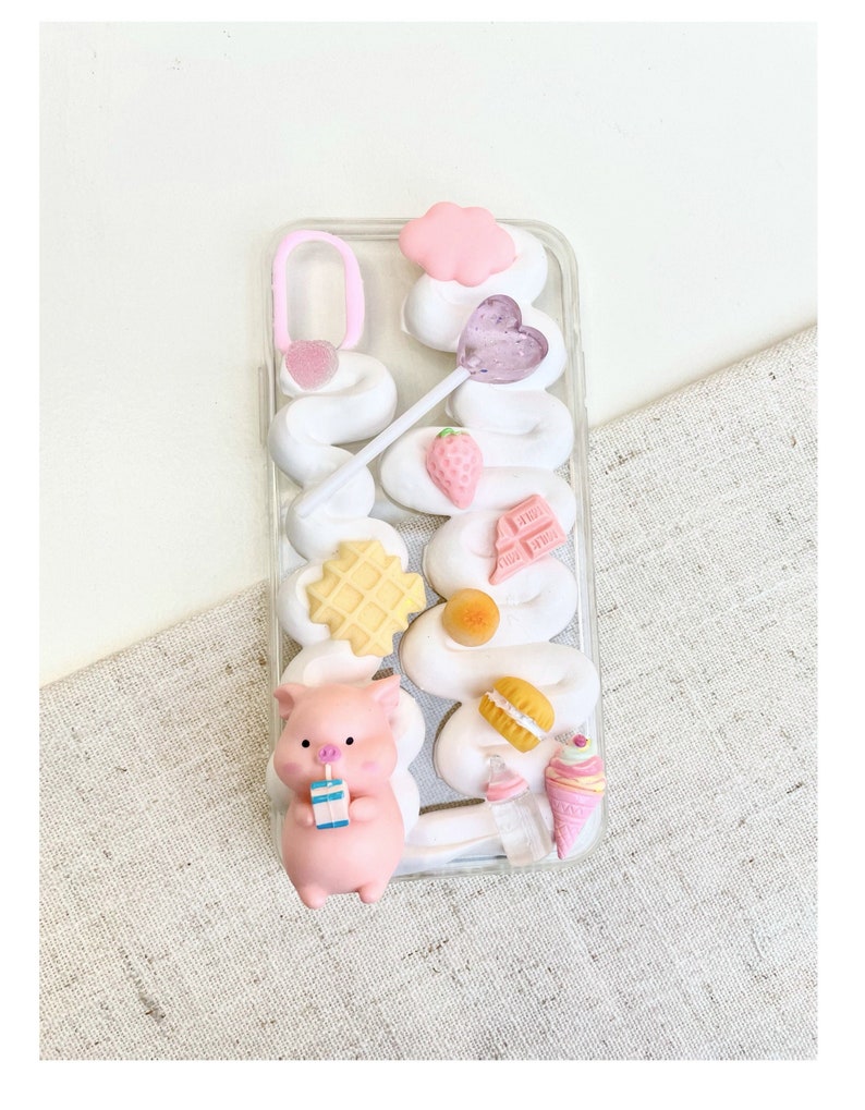 Decoden Creamy and Whipped Cream Phone Case Cute iPhone - Etsy