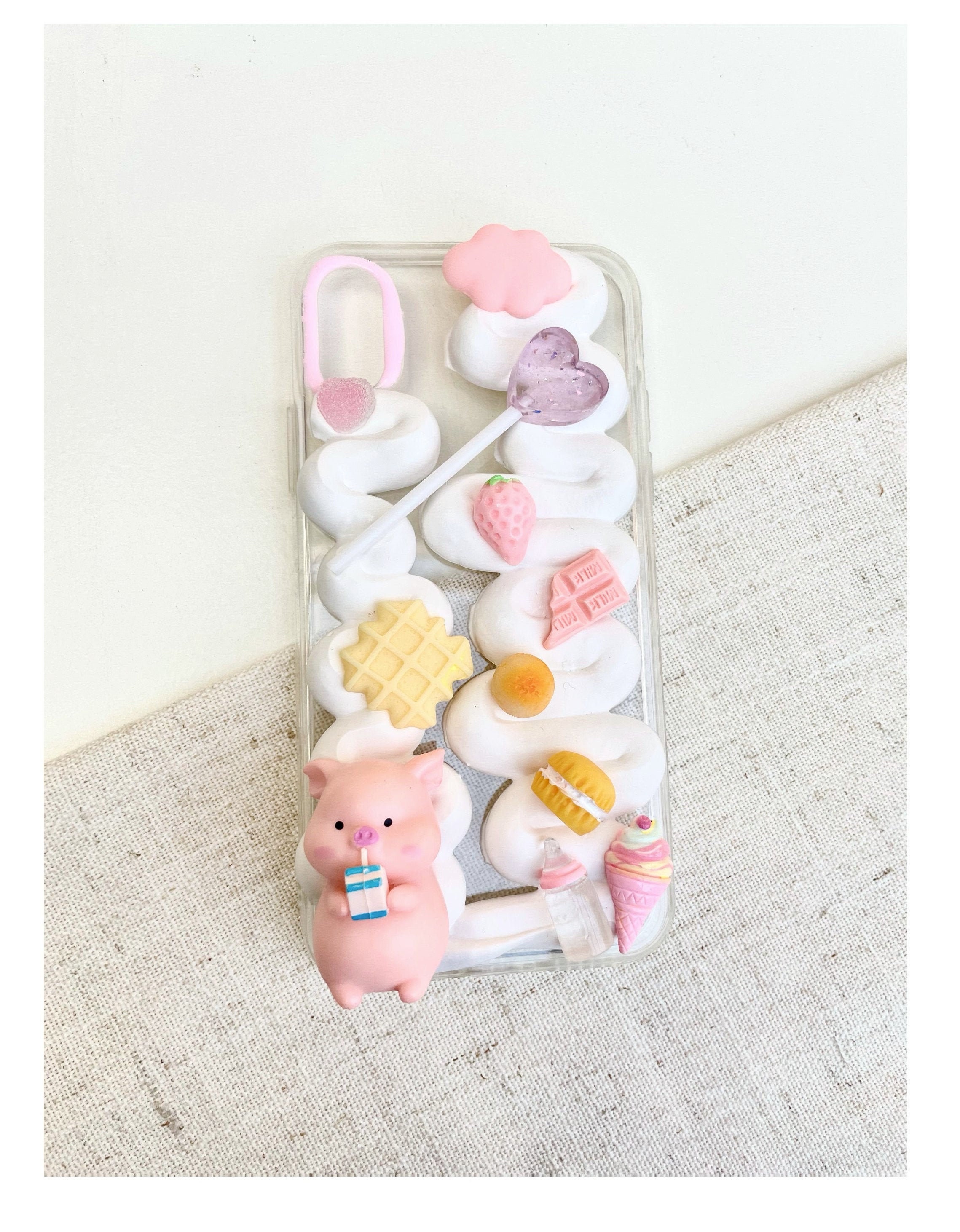 Decoden Creamy and Whipped Cream Phone Case Cute iPhone - Etsy