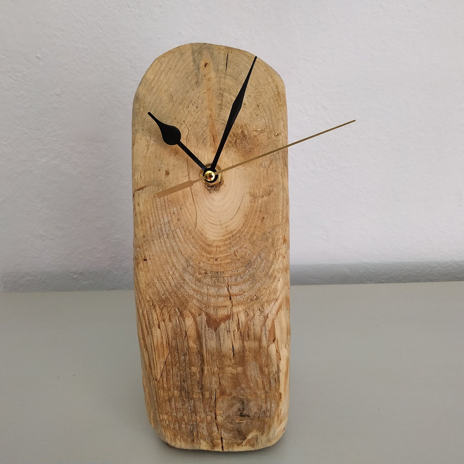 Unique Table Clock, Driftwood Desk Clock,rustic Desigh - Etsy