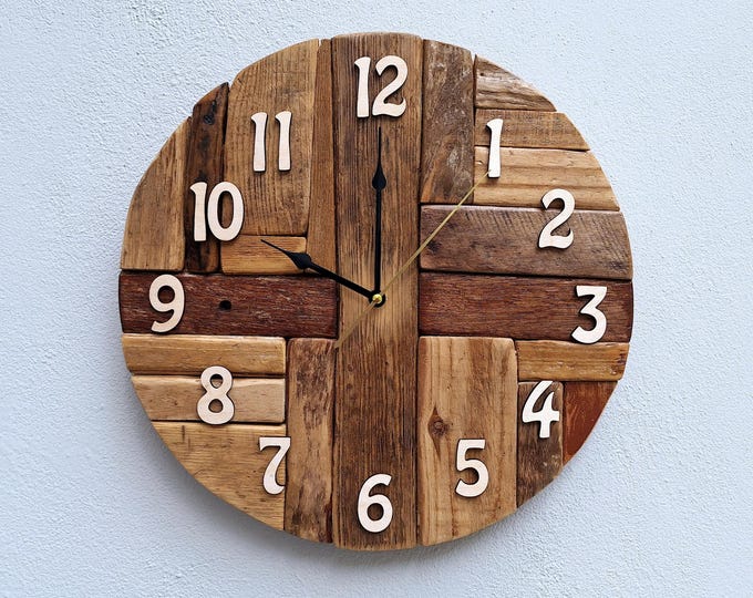 Spiky Driftwood Clock - Etsy Canada