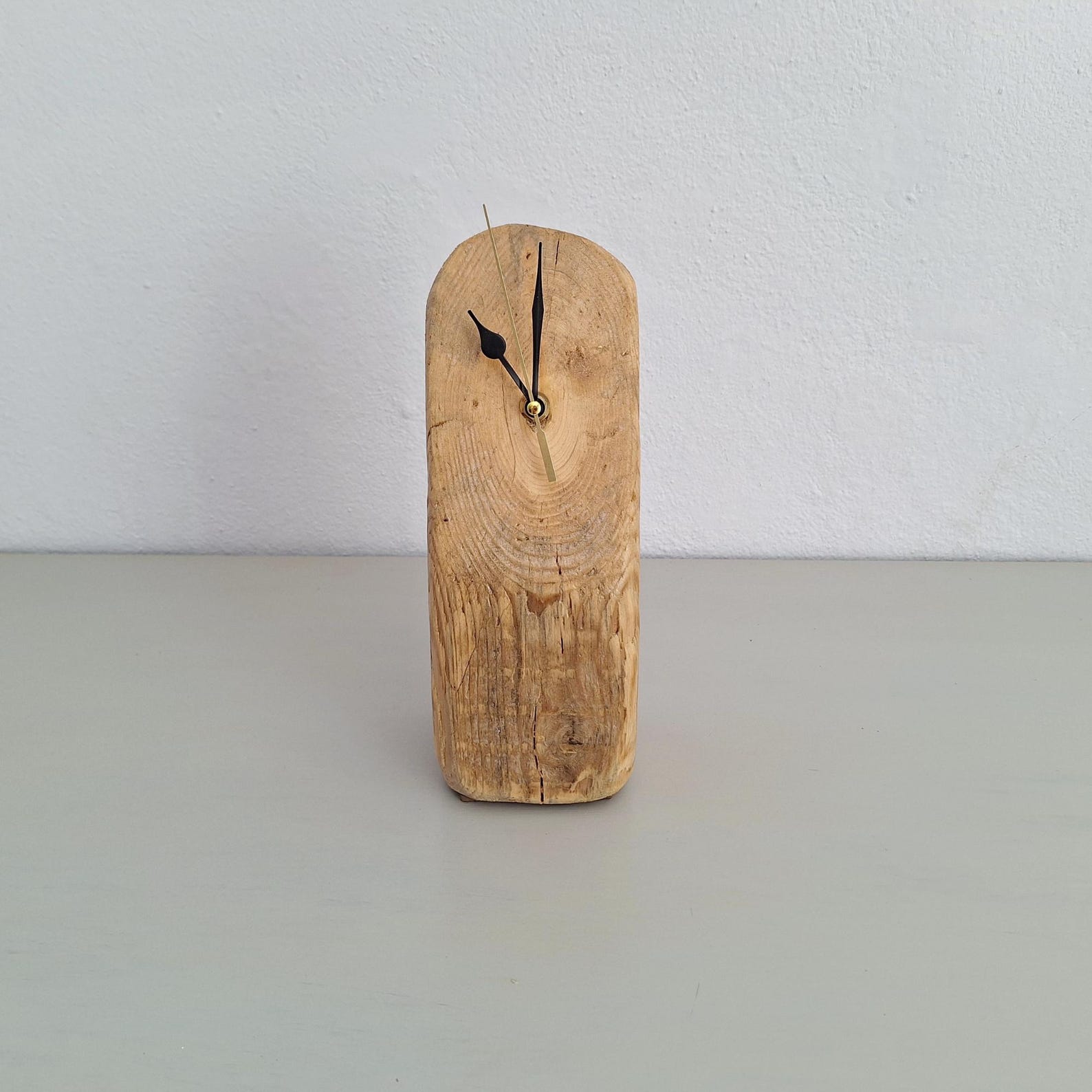 Unique Table Clock, Driftwood Desk Clock,rustic Desigh - Etsy