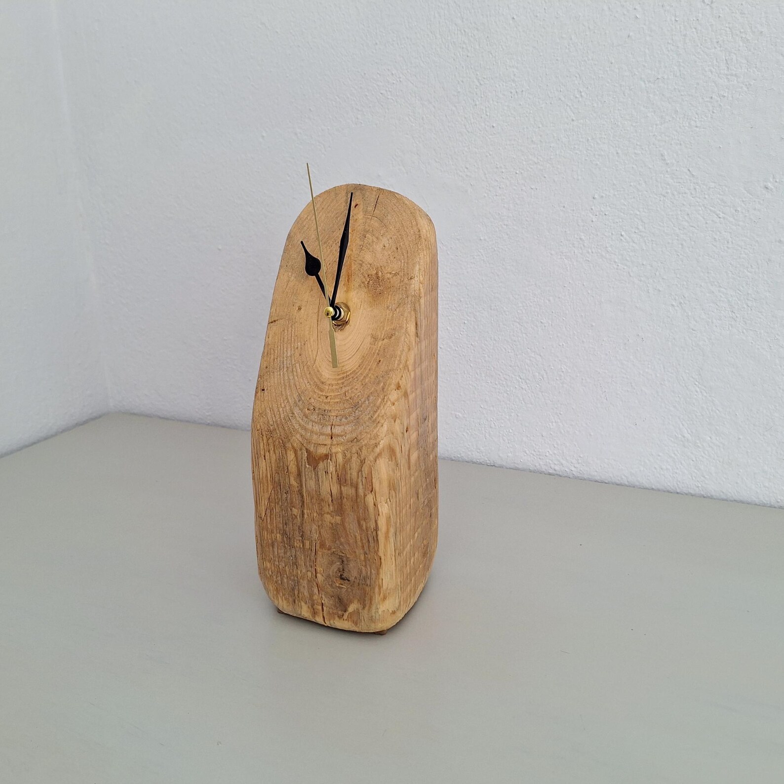 Unique Table Clock, Driftwood Desk Clock,rustic Desigh - Etsy