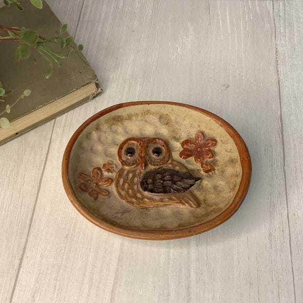 Owl Dish - Etsy
