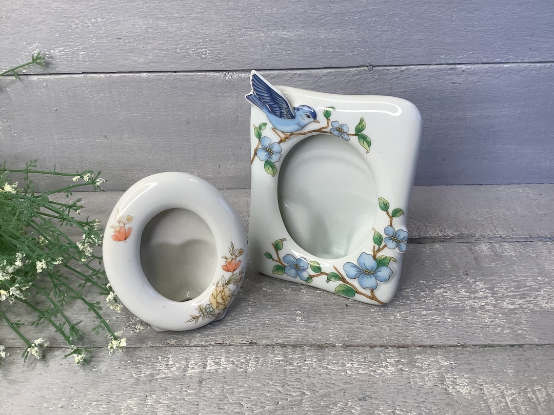 Vintage Set of 2 Porcelain Picture Frames/ Small Porcelain - Etsy