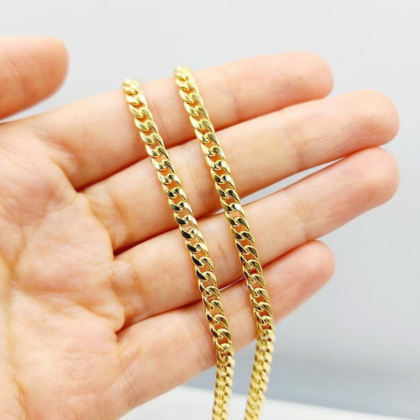10k Gold Chain - Etsy