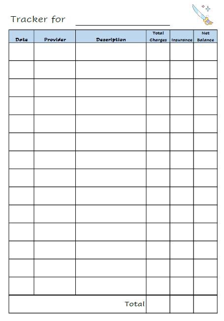 Printable Medical Bill Tracker With Six Different Designs - Etsy