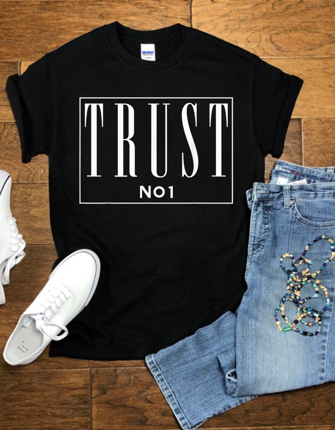 Trust No 1 T-shirt: Graphic Tee - Etsy
