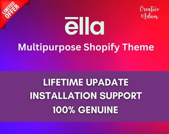 Ella Shopify Theme - Etsy