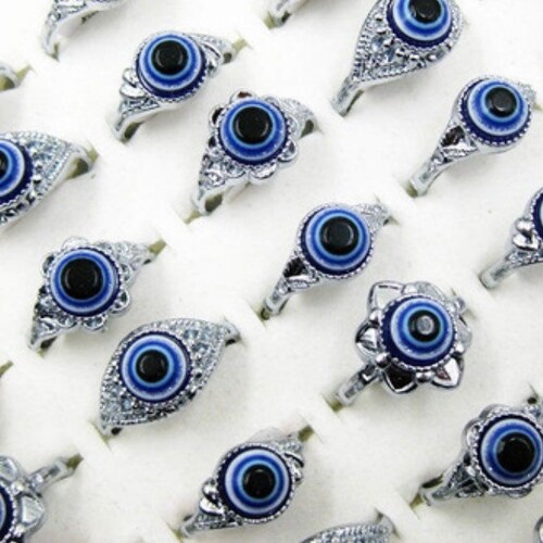 Evil Eye Ring Nazar Matiasma Mal De Ojo Protection - Etsy