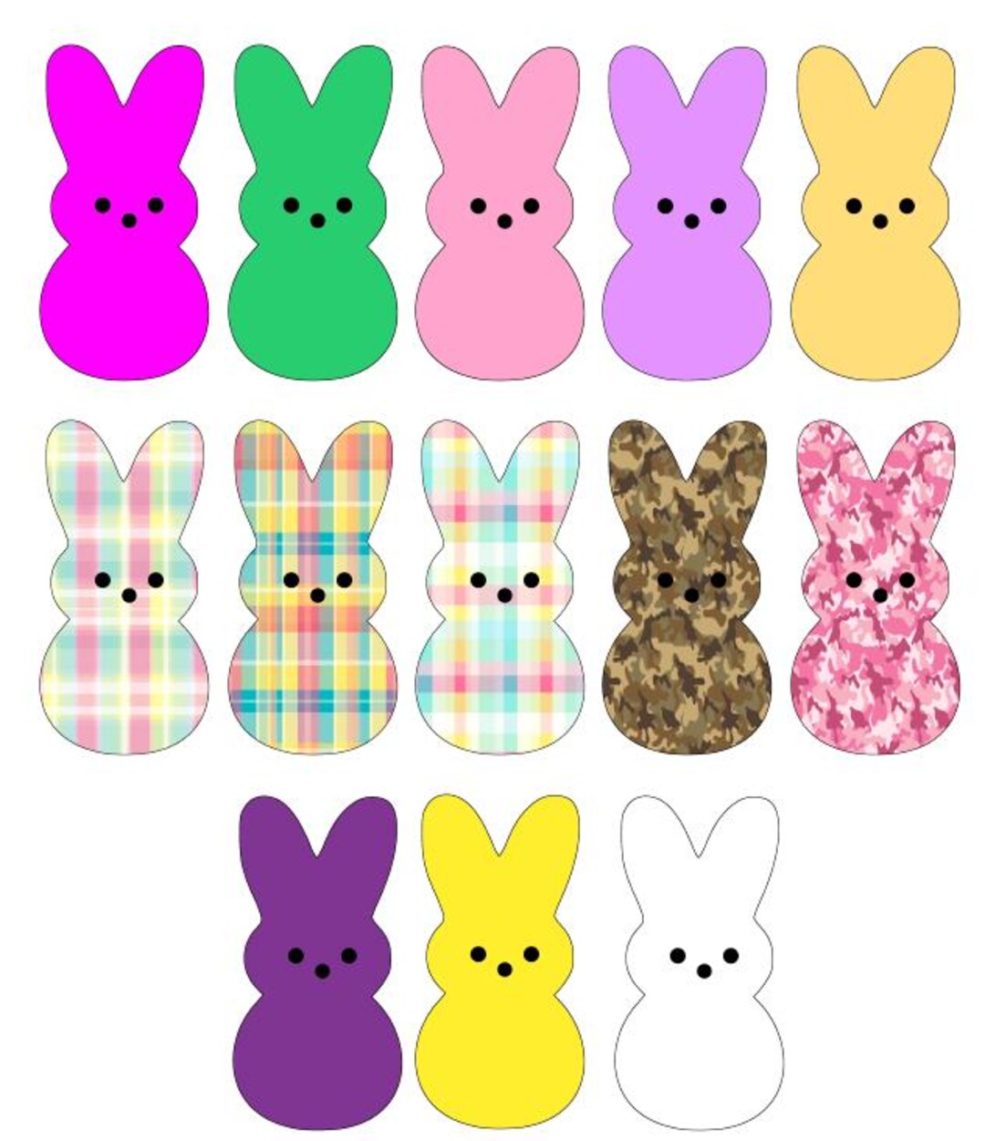 Peep Png Bundle W/ Sayings - Etsy