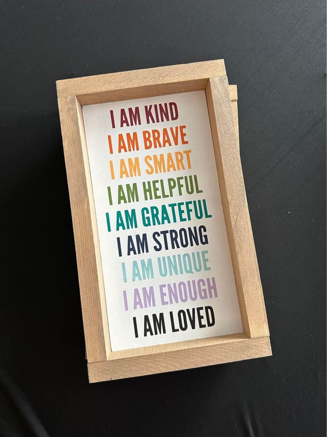 Positive Affirmation Signs, Kid Bedroom Decor, Playroom Decor, End of ...