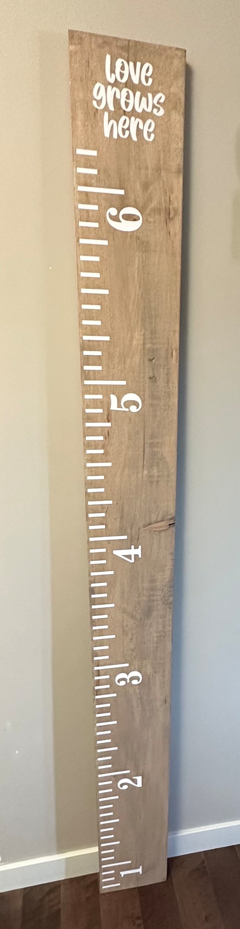 Wooden Growth Chart, Ruler, Height Chart, Farmhouse Decor, New Family ...