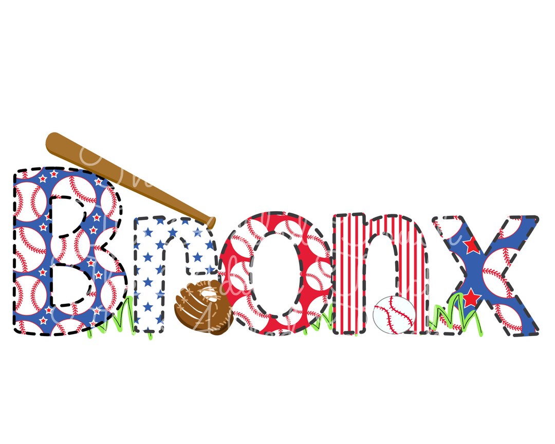 Personalized Baseball Name, Sublimation T-ball Name Digital Image ...