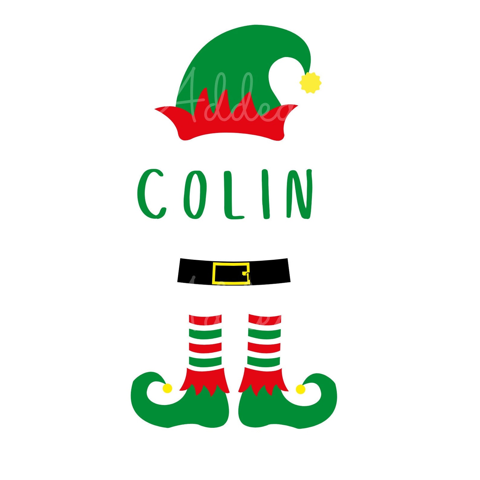 Personalized Elf Name, Custom Elf Split Name, Girl Elf Name, Elf Boy ...