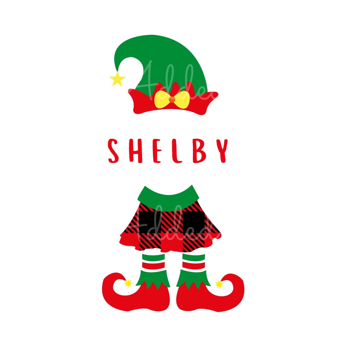 Personalized Elf Name Custom Elf Split Name Girl Elf Name - Etsy