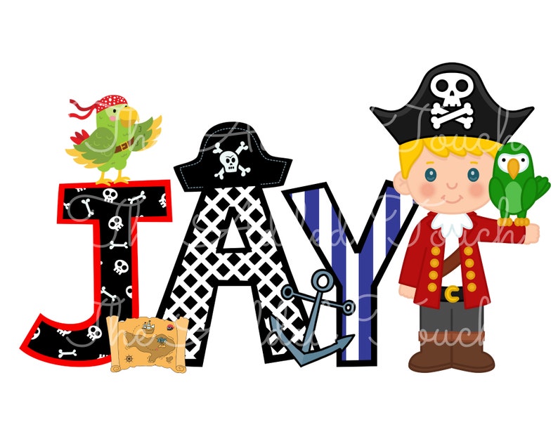 Personalized Pirate Name Sublimation Pirate Birthday Digital - Etsy