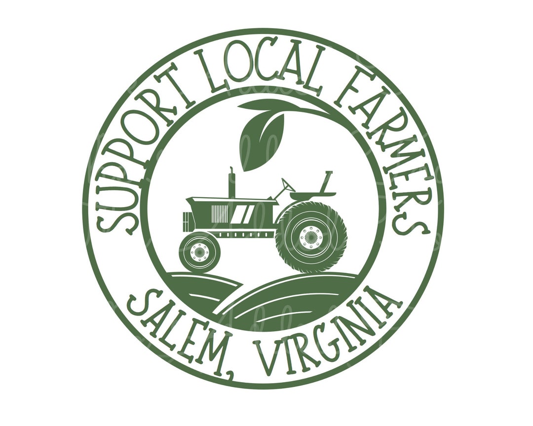 Custom Support Local Farmers PNG, Custom State Farmer, Custom City ...