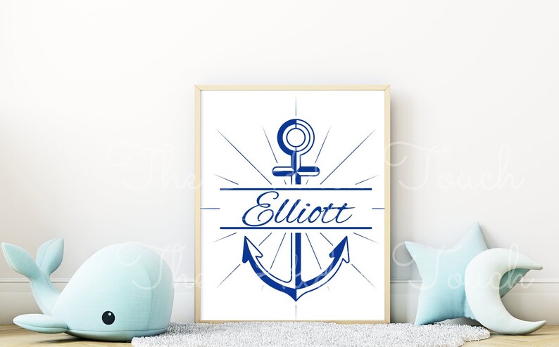 Custom Anchor Name PNG, Sublimation Anchor Name Digital Image, Custom ...