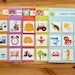 Language Lotto Game Printable Toddler Busy Book Binder Homeschool ...