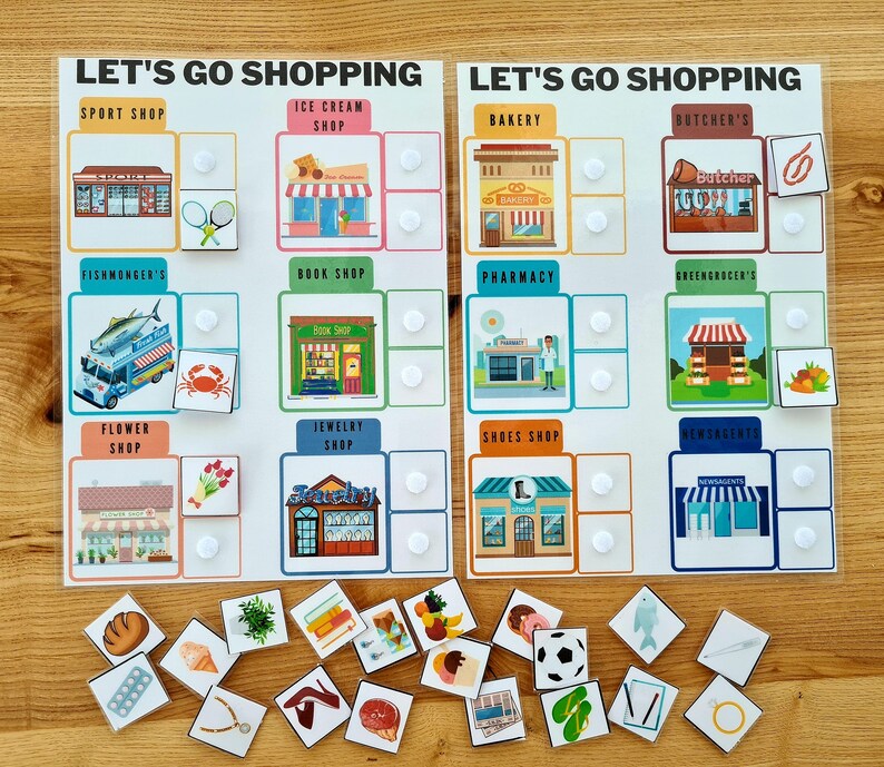 Shops Activity Printable Activity for Toddlers preschool Activity ...