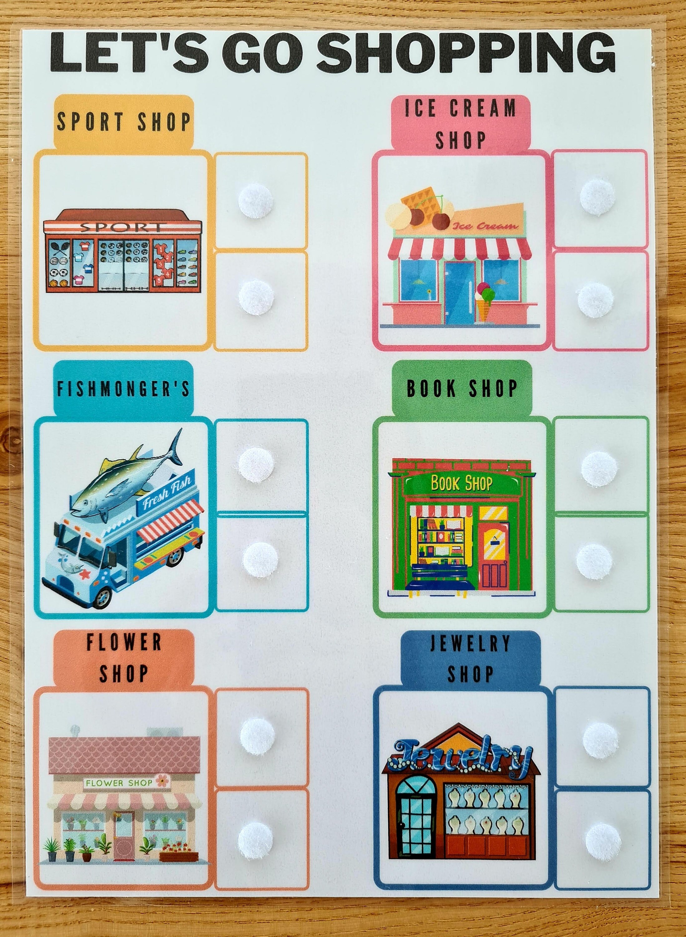 Shops Activity Printable Activity for Toddlers preschool Activity ...