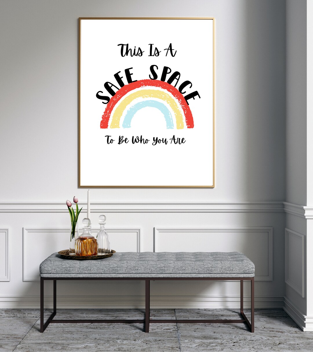 This is A Safe Space to Be Who You Are-poster-school Counselor - Etsy