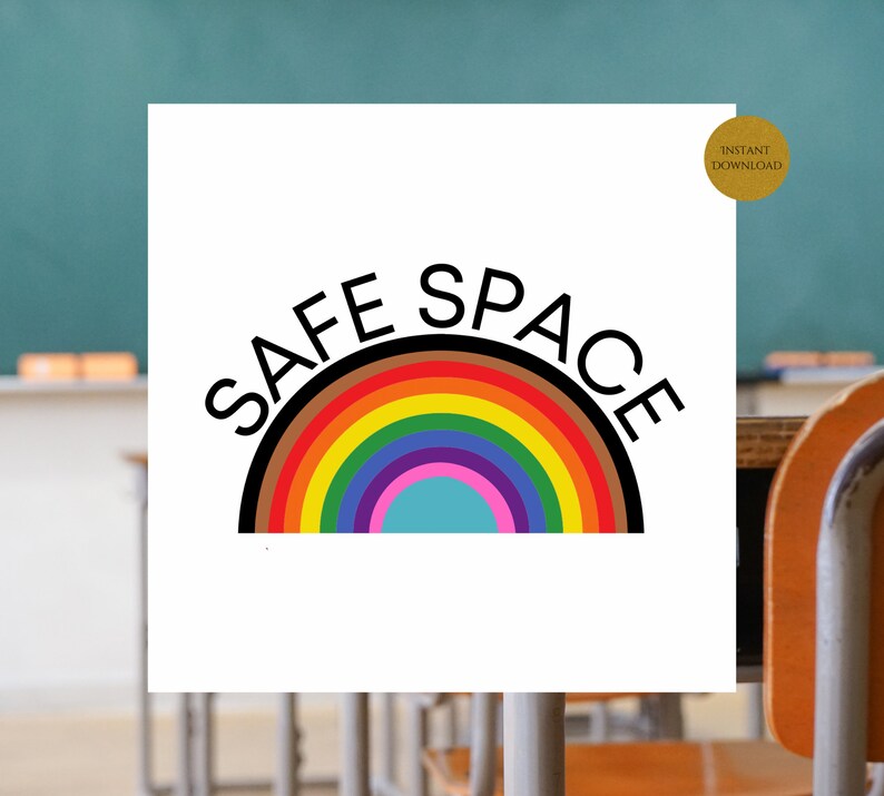 This is A Safe Space Poster-school Counselor Decor-classroom Decor ...