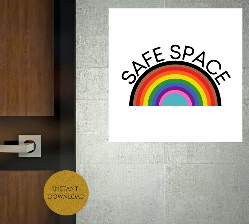 This is A Safe Space Poster-school Counselor Decor-classroom - Etsy
