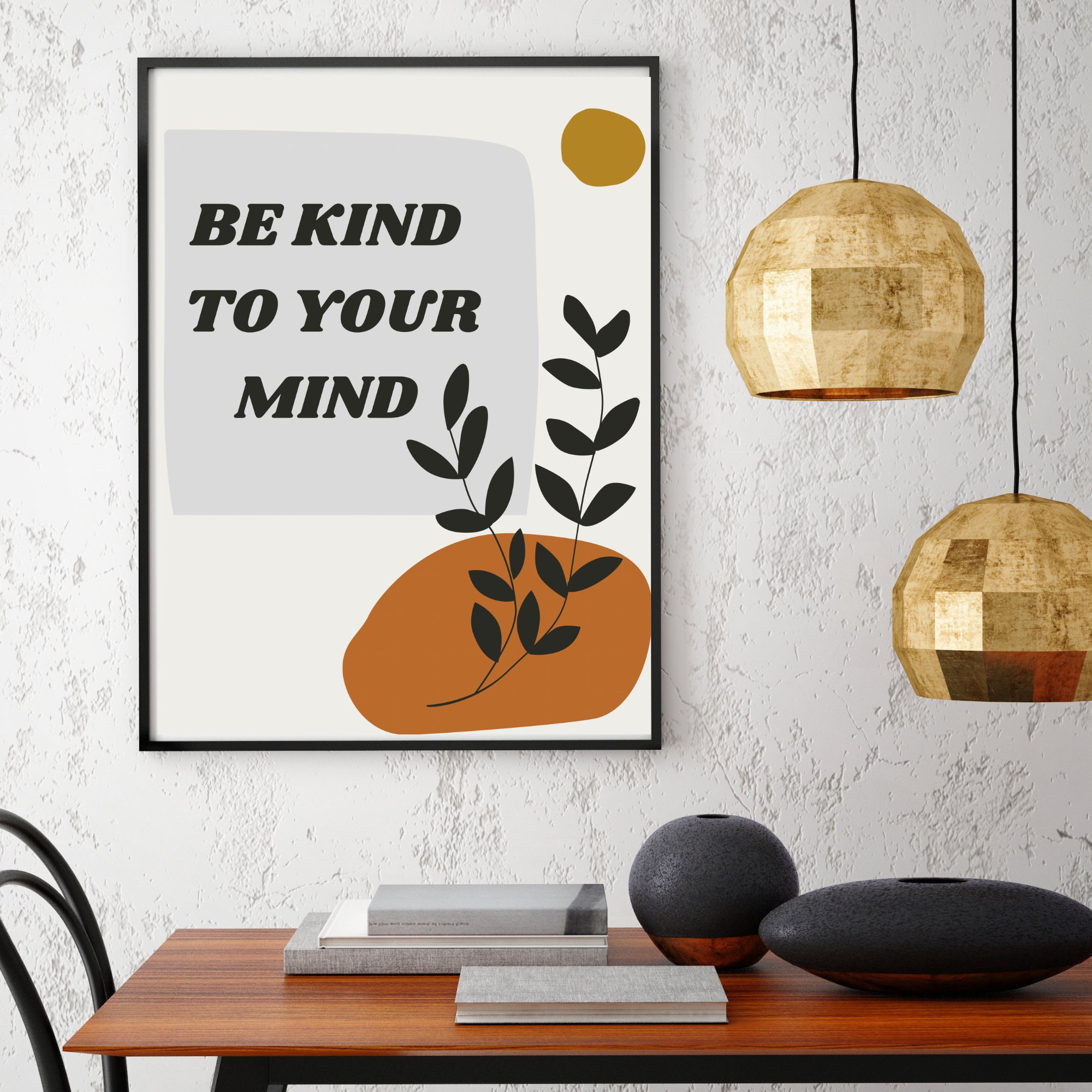 Be Kind to Your Mind Poster-self Love Poster-counseling Office Decor ...