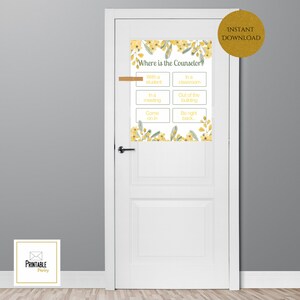 Where is the Counselor Poster-counselor Office Door Printable ...