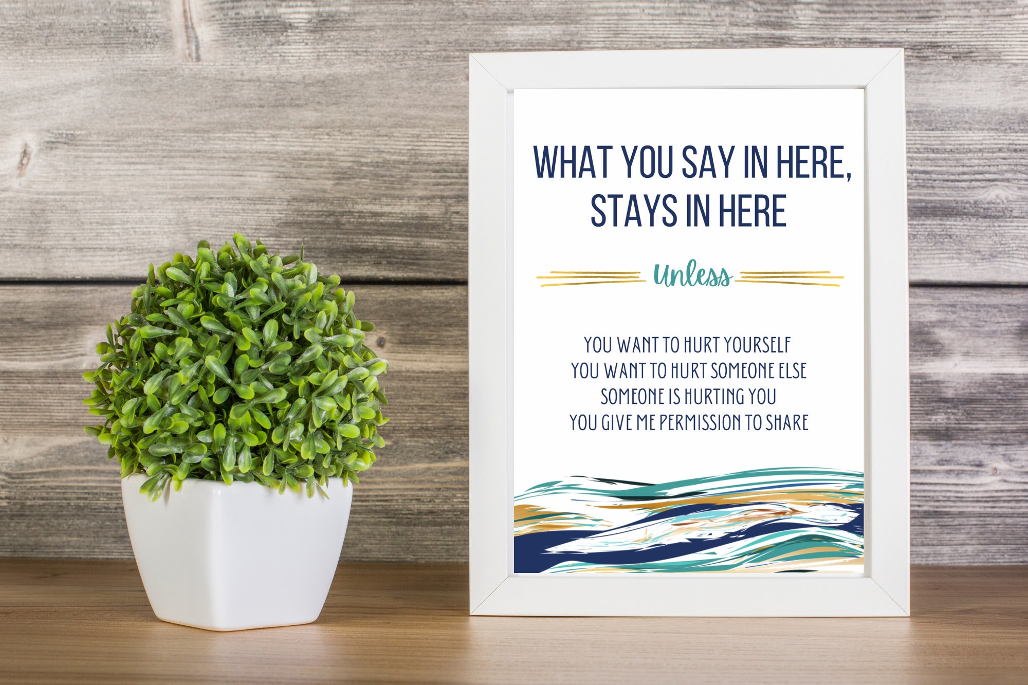 What You Say In Here Stays in Here Poster-confidentiality - Etsy UK