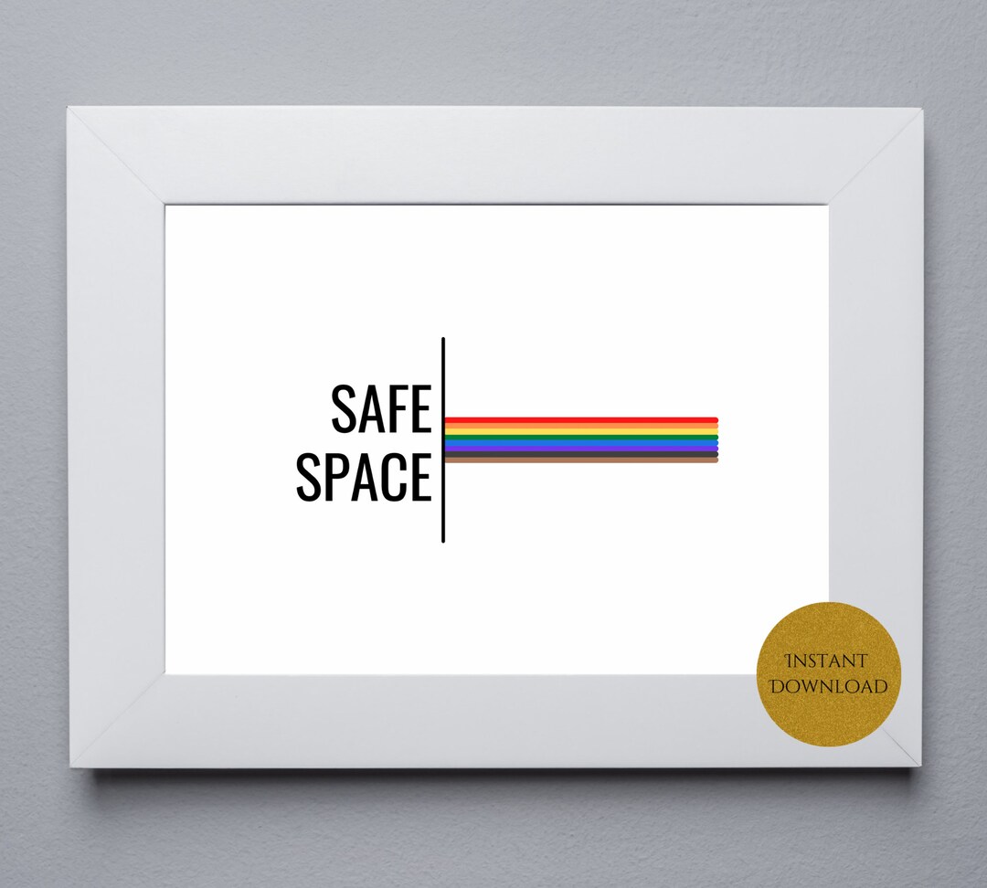This is A Safe Space Poster-school Counselor Decor-classroom Decor ...