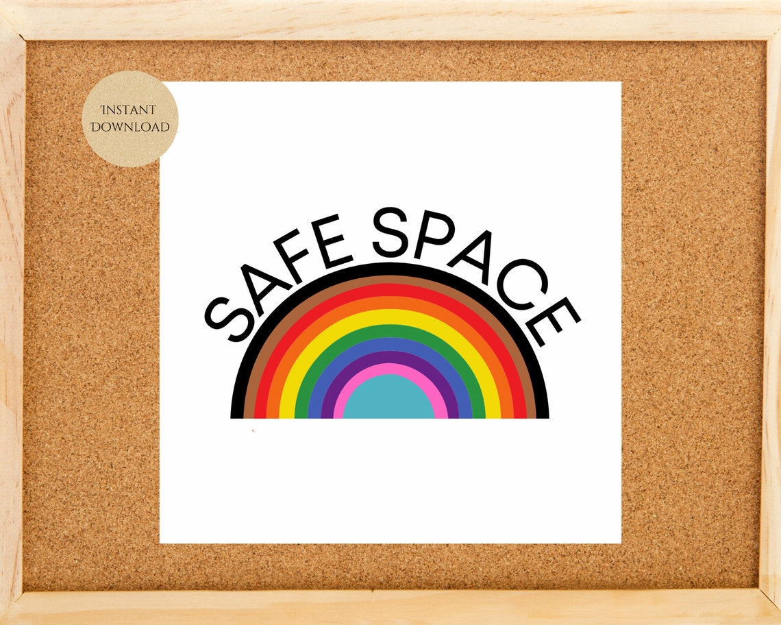 This is A Safe Space Poster-school Counselor Decor-classroom - Etsy