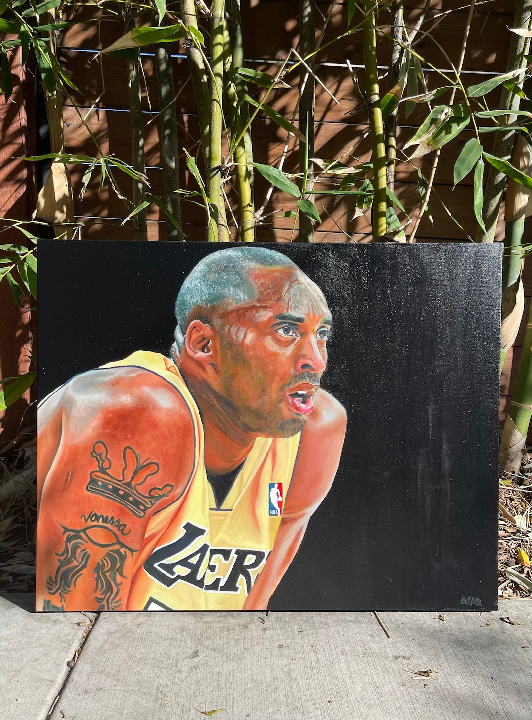 Kobe Bryant Oil Painting - Etsy
